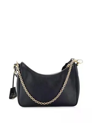 Prada Re-edition 2005 Shoulder Bag Saffiano Leather Small Crossbody Bag - Black