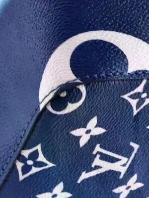 LOUIS VUITTON Escale Monogram Giant Mm Bucket Bag - Blue