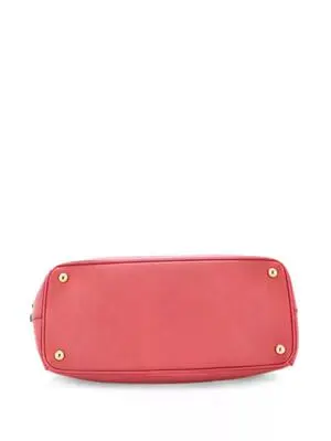 Prada Double Zip Lux Saffiano Leather Medium Tote Bag