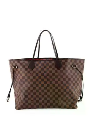 LOUIS VUITTON Neverfull Damier Gm Tote Bag - Brown