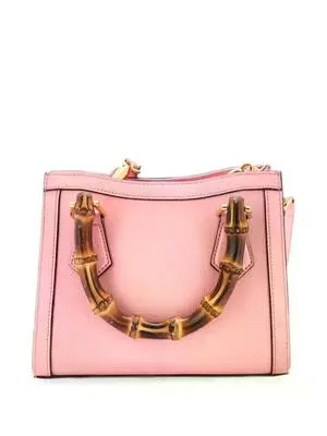 Gucci Diana Mini Tote Crossbody Bag With Bamboo Handle - Pink
