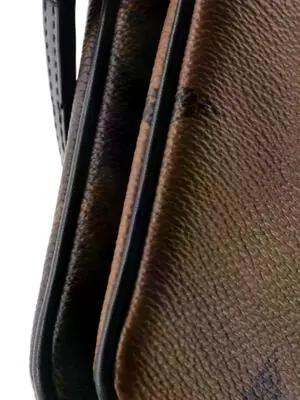 LOUIS VUITTON Double Zip Pochette Reverse Monogram Giant Clutch Bag - Brown