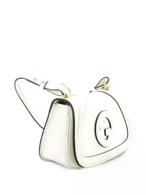Gucci Blondie Nm Leather Mini Crossbody Bag - White