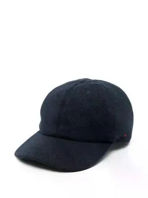 Kiton Waffle-knit Baseball Cap - Blue