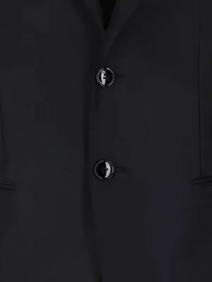 Giorgio Armani Soho Single-breasted Wool-blend Suit - Black
