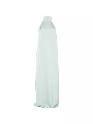 THE ARCHIVIA Riviera Halterneck Backless Maxi Dress - Blue