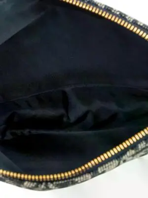 Dior Monogram Canvas Saddle Pochette Shoulder Bag