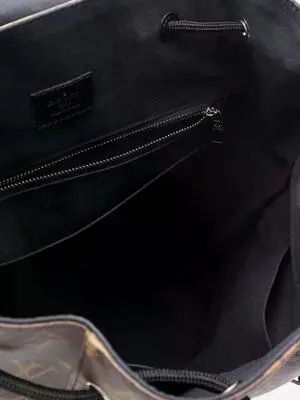 LOUIS VUITTON 2000-2026 Monogram Macassar Christopher Mm Backpack