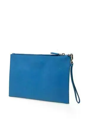 Prada 2000-2013 Saffiano Wristlet Clutch Bag