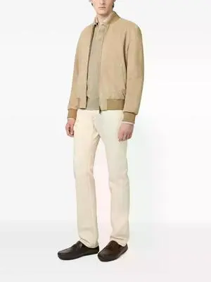 TOD'S Brera Suede Bomber Jacket
