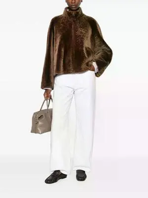 MANZONI 24 Shearling Zip-up Jacket