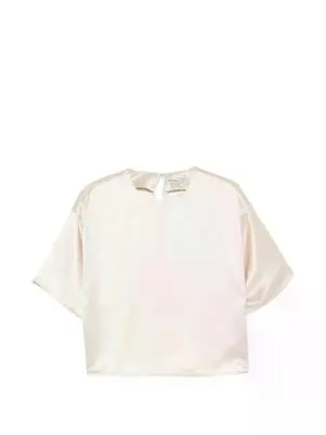Simkhai Satin Finish Short-sleeve Top