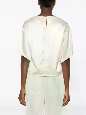 Simkhai Satin Finish Short-sleeve Top