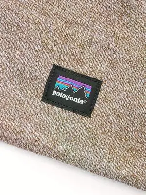 Patagonia Logo-patch Marl Beanie Hat
