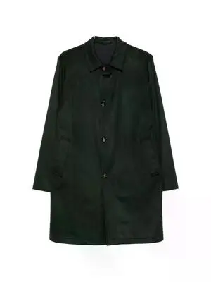KIRED Single-breasted Buttoned Coat - Green