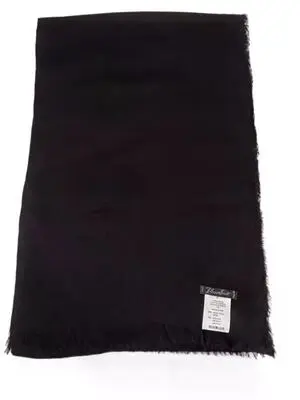 Faliero Sarti Frayed-edge Scarf - Black