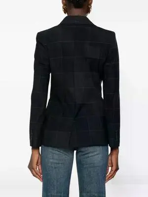 Marella Mllefedra Double-breasted Check-pattern Blazer