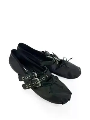Miu Miu Buckle Ballet Flats