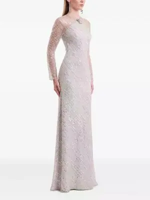 GEMY MAALOUF Beaded Sequin-embellished Dress