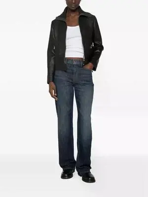 THE JACKIE LEATHERS Zip-up Leather Jacket