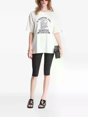 A BATHING APE Graphic Print T-shirt - Neutrals