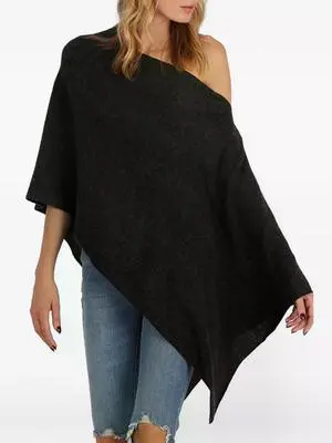 Minnie Rose Cashmere Ruana Shawl Top