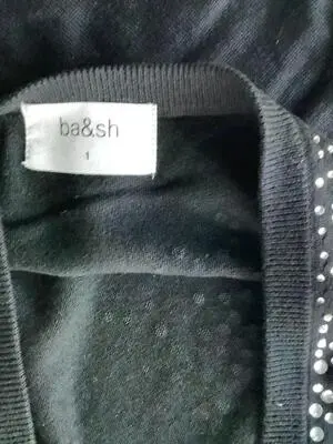 Ba&sh Embellished Knit Pullover Sweater