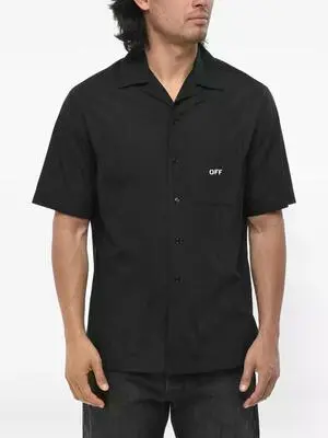 Off-White Brick Arrow Bowling Shirt - Black