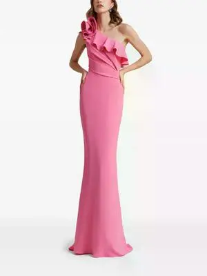 GEMY MAALOUF Ruffled One-shoulder Dress