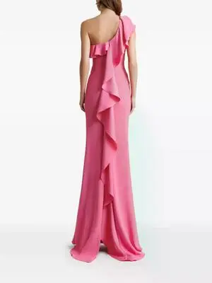 GEMY MAALOUF Ruffled One-shoulder Dress
