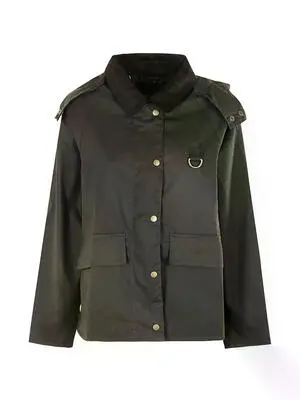 Barbour Corduroy-collar Hooded Jacket - Green