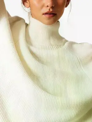 TWINSET Oversized Roll Neck Jumper