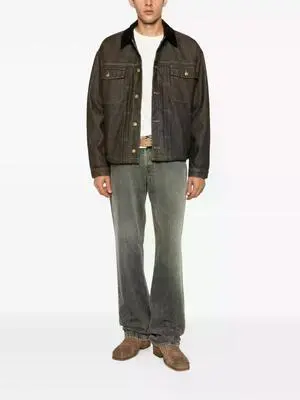 7 For All Mankind Corduroy Collar Denim Jacket