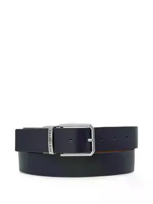 TRUSSARDI Reversible Logo-engraved Belt - Brown