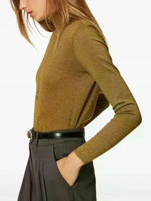 TWINSET Turtleneck Jumper With Lurex