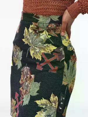 Off-White Arrow Crossjacquard Mini Skirt