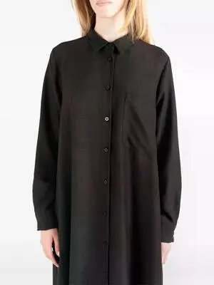 SOCIETE ANONYME Maxi Shirt Dress With Numerical Print