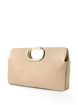 TWINSET Cut-out Handle Tote Bag - Neutrals