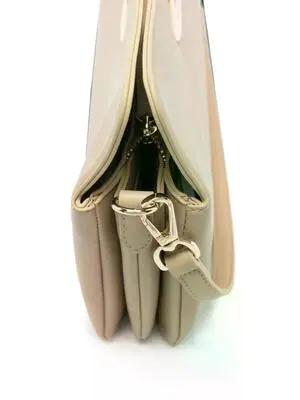TWINSET Cut-out Handle Tote Bag - Neutrals