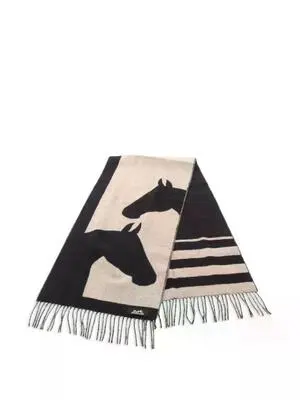 Hermès 2020s Love Story Scarf - Black