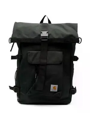 Carhartt Work In Progress Roll-top Backpack With Buckle Fastening - Green