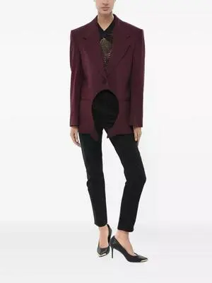 Off-White Meteor Cut-out Blazer - Red