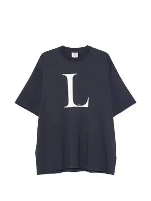 Vetements Logo-print T-shirt - Blue