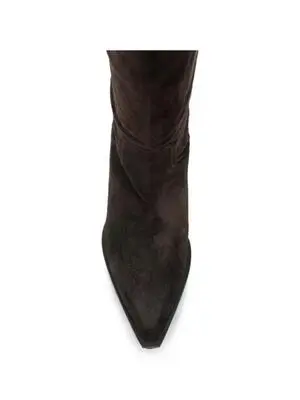 POEVE Pointed-toe Pull-on Boots
