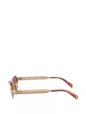 Miu Miu Rectangle-frame Sunglasses