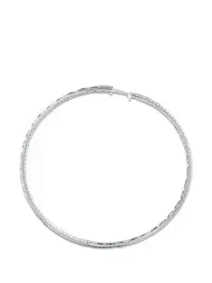 LB EXCLUSIVE Diamond Hoop Earrings