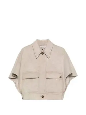 Max Mara Dream Cape Jacket - Neutrals