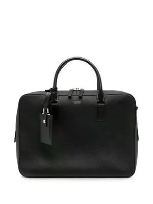 TOM FORD Elliot Grained Leather Briefcase - Black