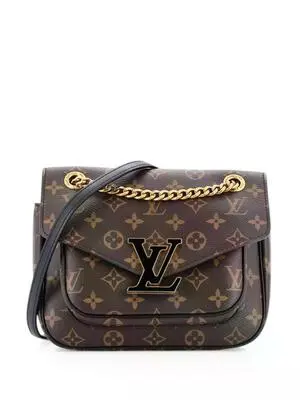 LOUIS VUITTON Passy Handbag Monogram Canvas Crossbody Bag - Brown
