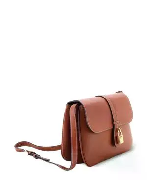 Celine Tabou Bag Smooth Calfskin Medium Crossbody Bag - Brown